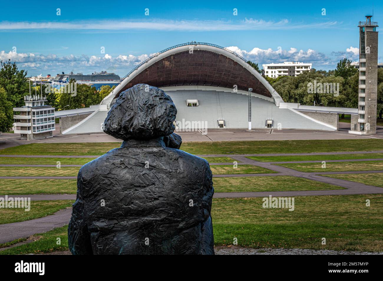 The Gustav Ernesaks statue in the Tallinn Song Festival Grounds in ...