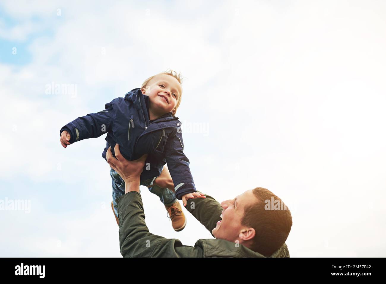Child soaring hi-res stock photography and images - Alamy
