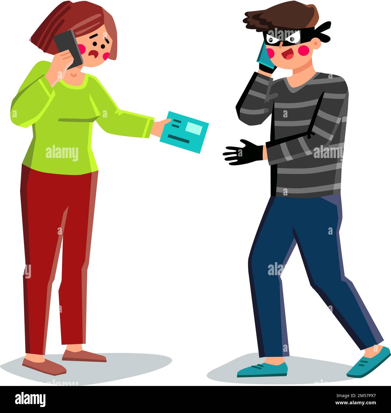 phone frauding vector Stock Vector Image & Art - Alamy