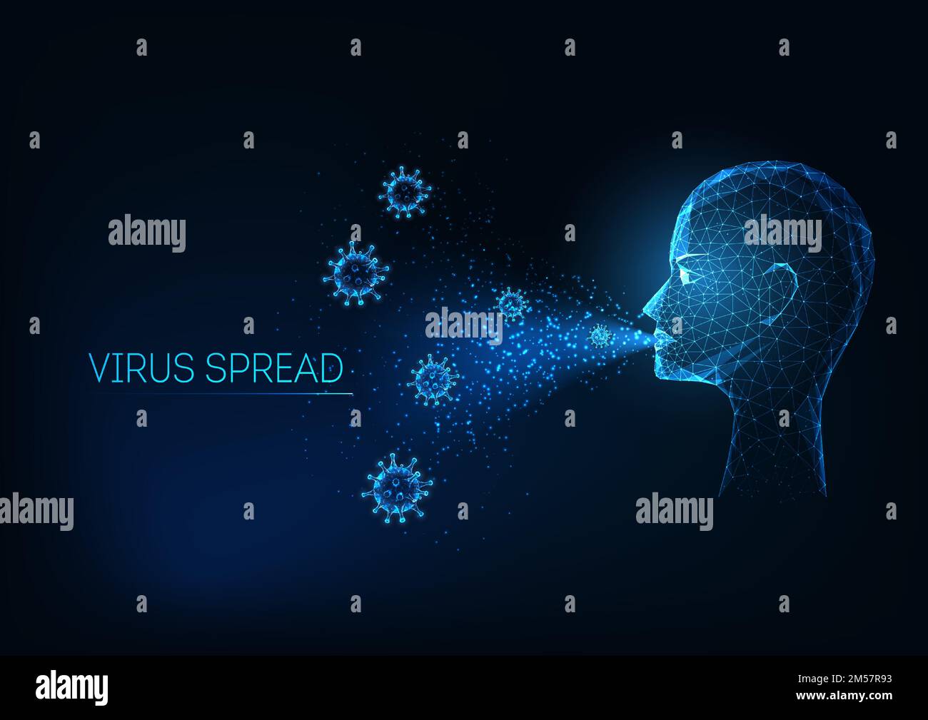Futuristic aerosol and droplets transmission of covid-19 concept ...