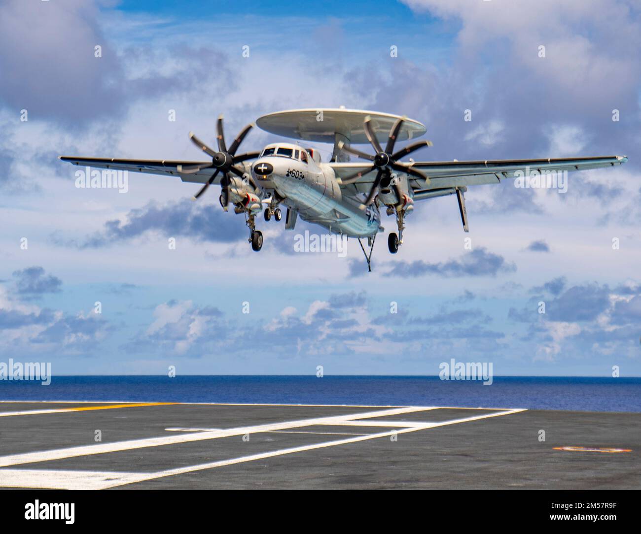 221224-N-DU622-1310 PHILIPPINE SEA (Dec. 24, 2022) An E-2C Hawkeye from ...