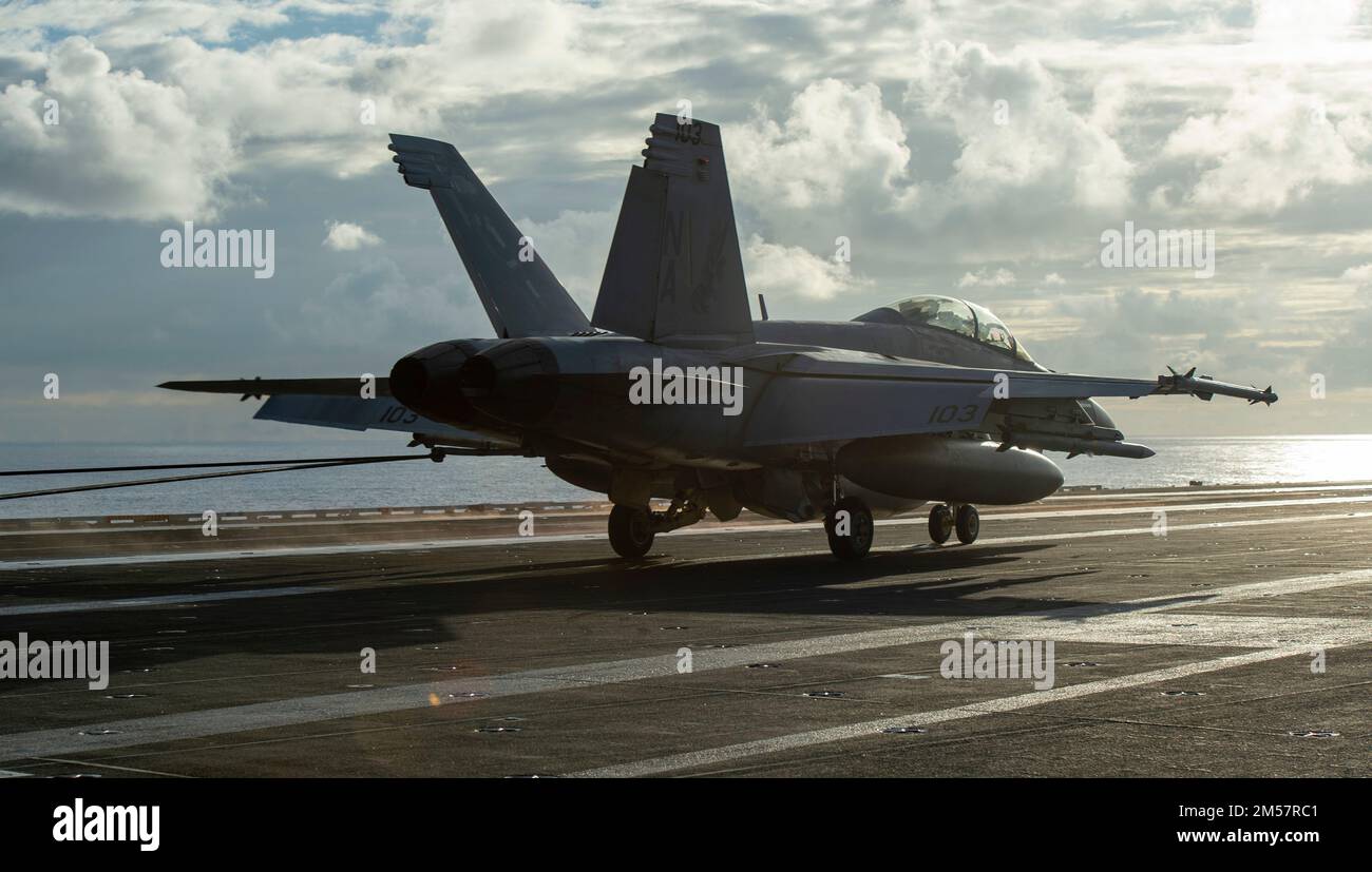221224-N-FJ237-1345 PHILIPPINE SEA (Dec. 24, 2022) An F/A-18F Super ...