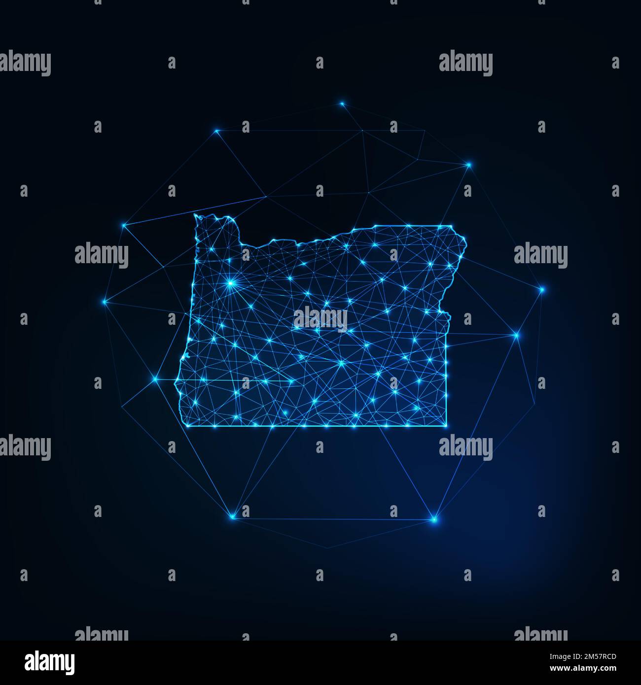 Map of salem oregon hi-res stock photography and images - Alamy