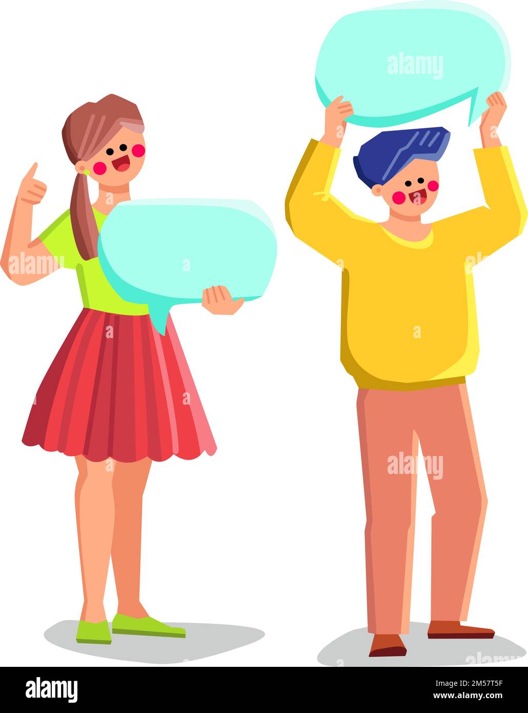 speech bubble kid vector Stock Vector Image & Art - Alamy