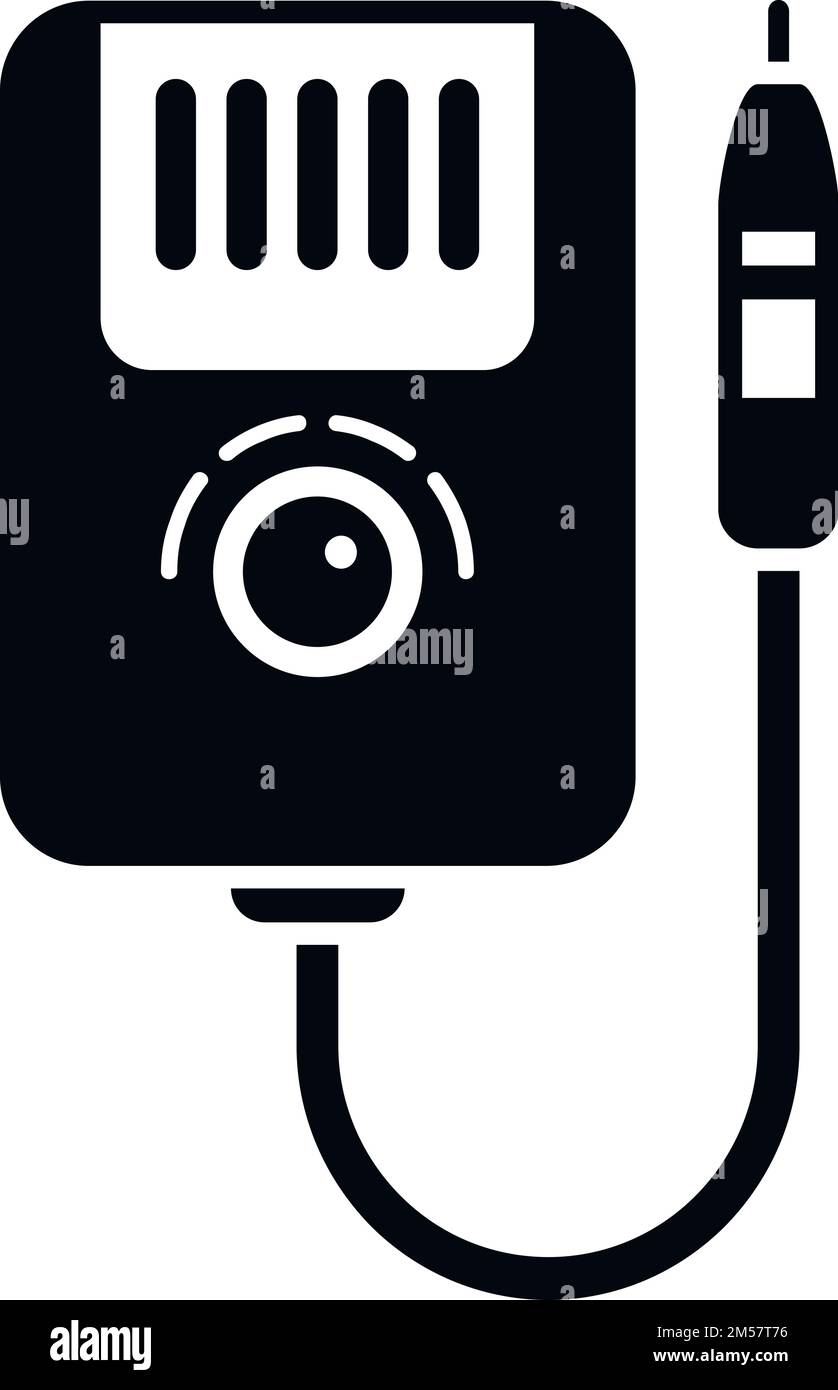 Manicure device icon simple vector. Nail pedicure. Polish device Stock ...