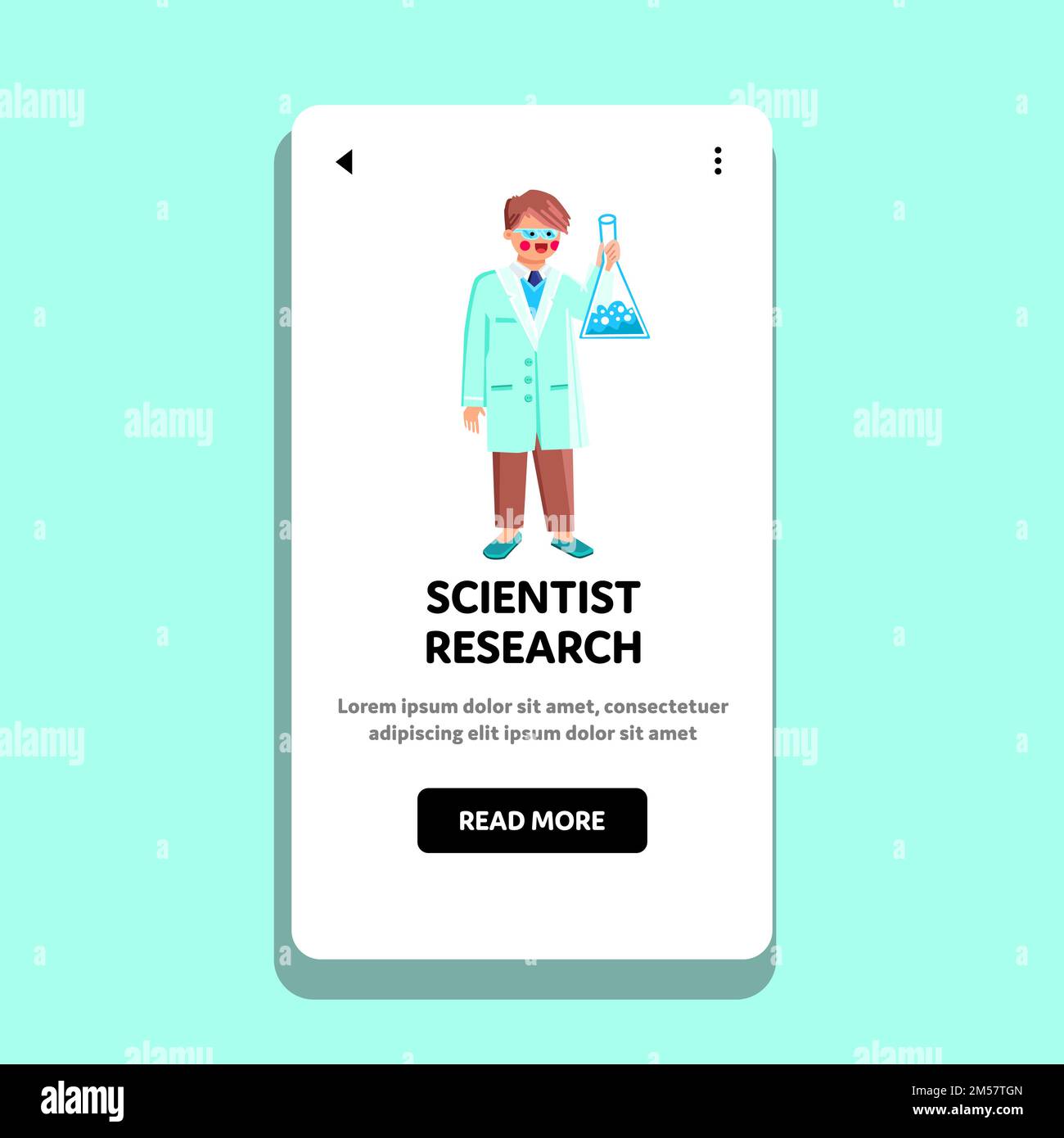 scientist research vector Stock Vector Image & Art - Alamy