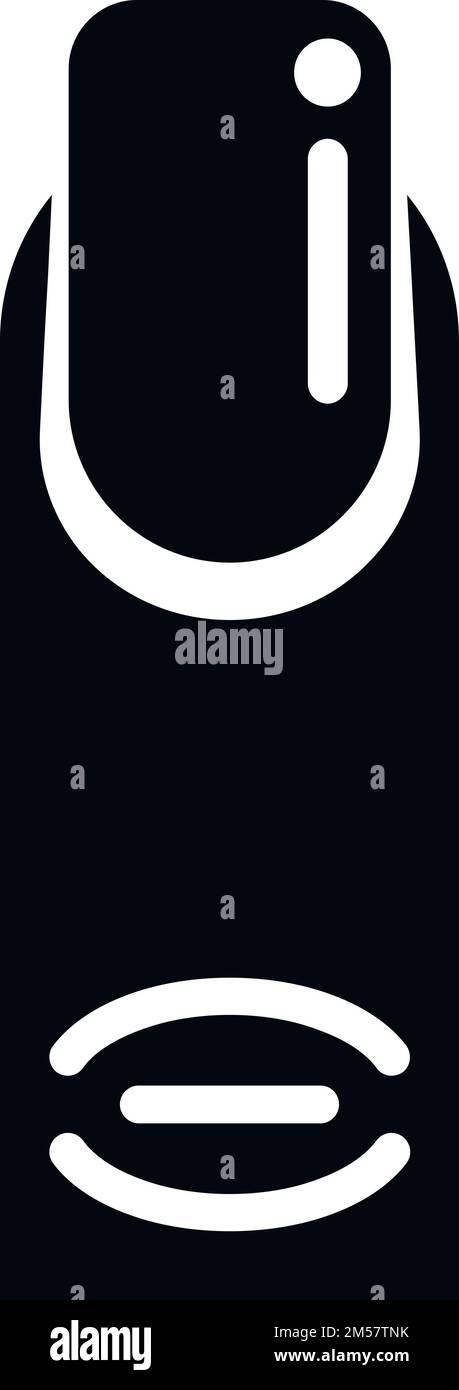 Nail finger after spa icon simple vector. Manicure beauty. Care salon ...