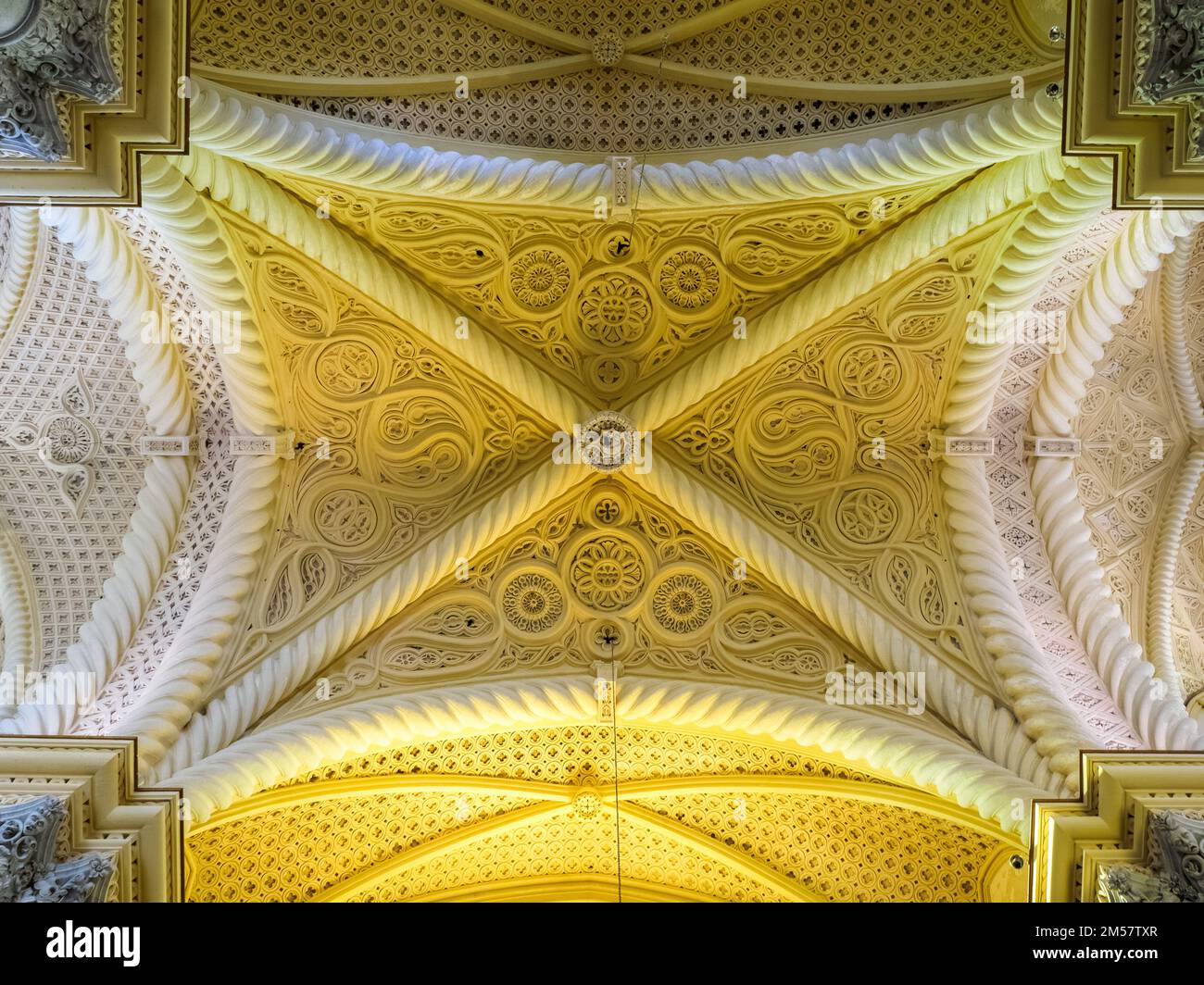 Ceiling - The Royal Cathedral (Real Duomo) of Erice - Sicily, Italy ...