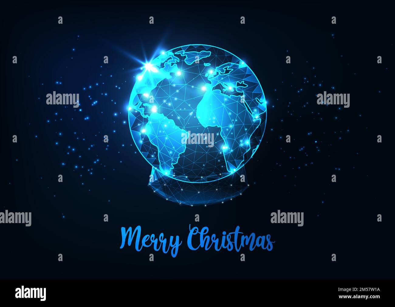 World particle map hi-res stock photography and images - Alamy