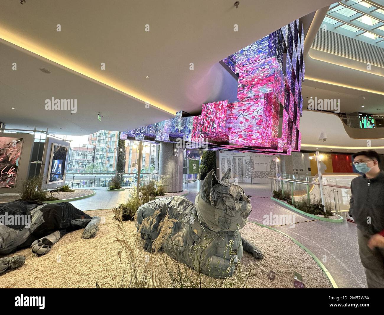 The large LED installations in the newly opened C Future City in ...