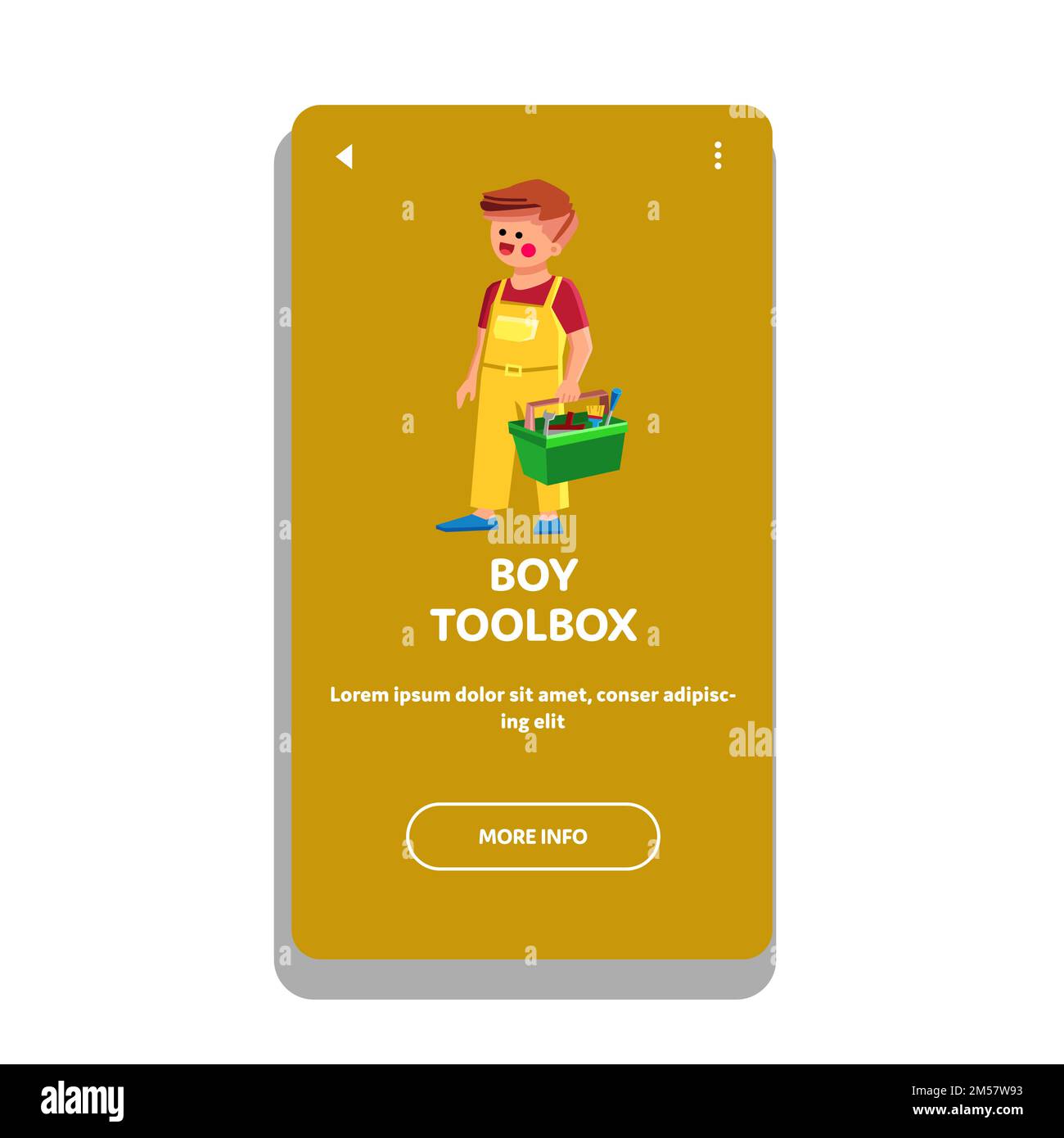 boy toolbox vector Stock Vector Image & Art - Alamy