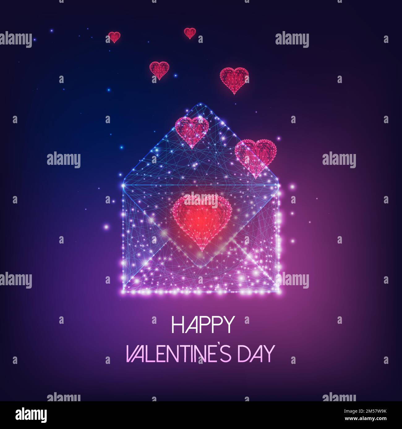 Dark red envelope on Stock Vector Images - Alamy