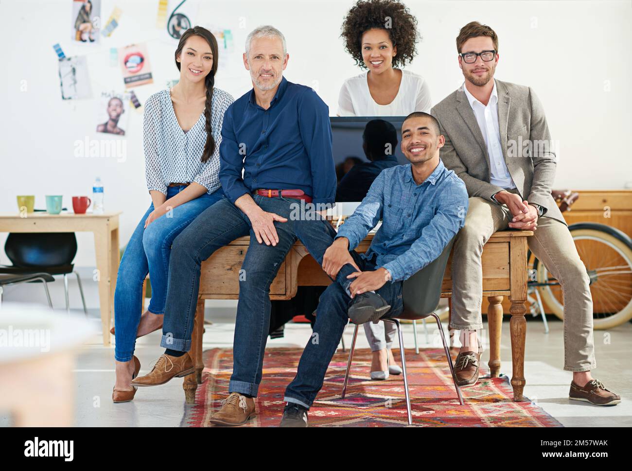 You can do big things with a small team. Portrait of a team of ...