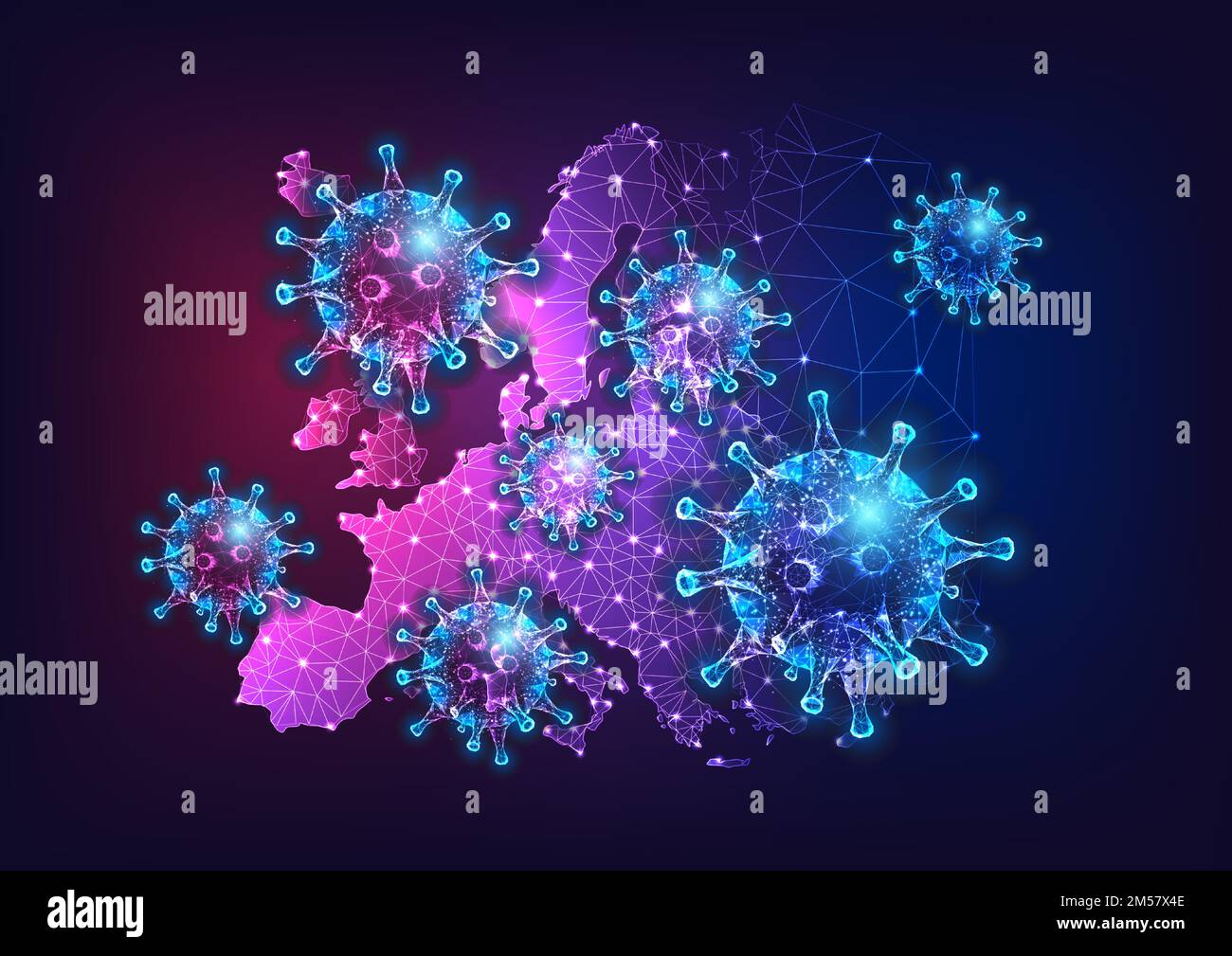 All over europe Stock Vector Images - Alamy
