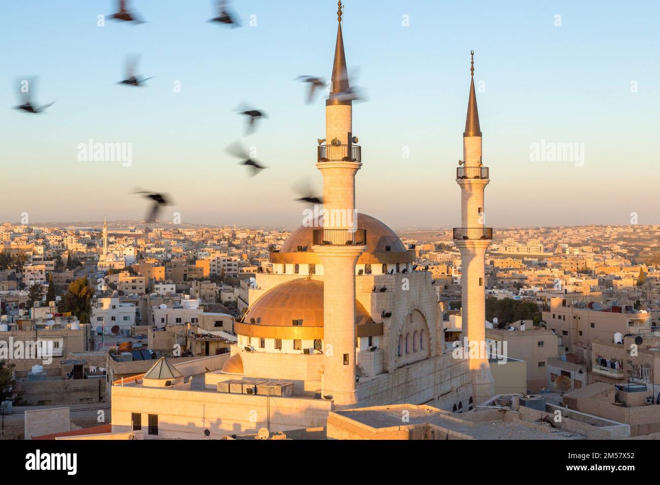 The Mosque of Jesus Christ, in Madaba, south of the Jordanian capital ...