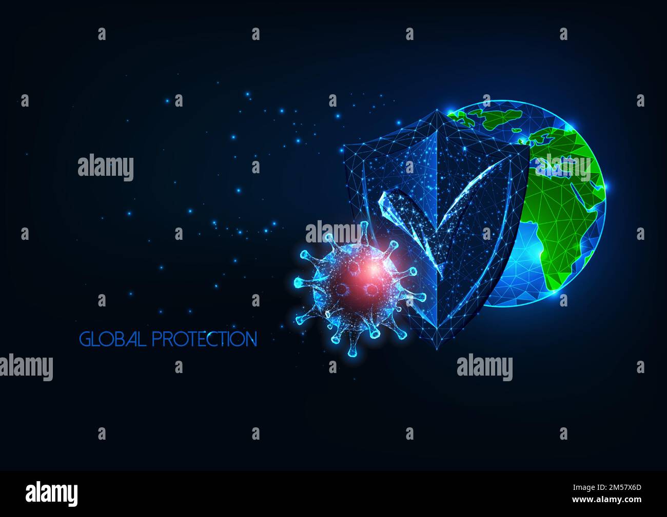 Futuristic global medical protection from infectious coronavirus covid ...