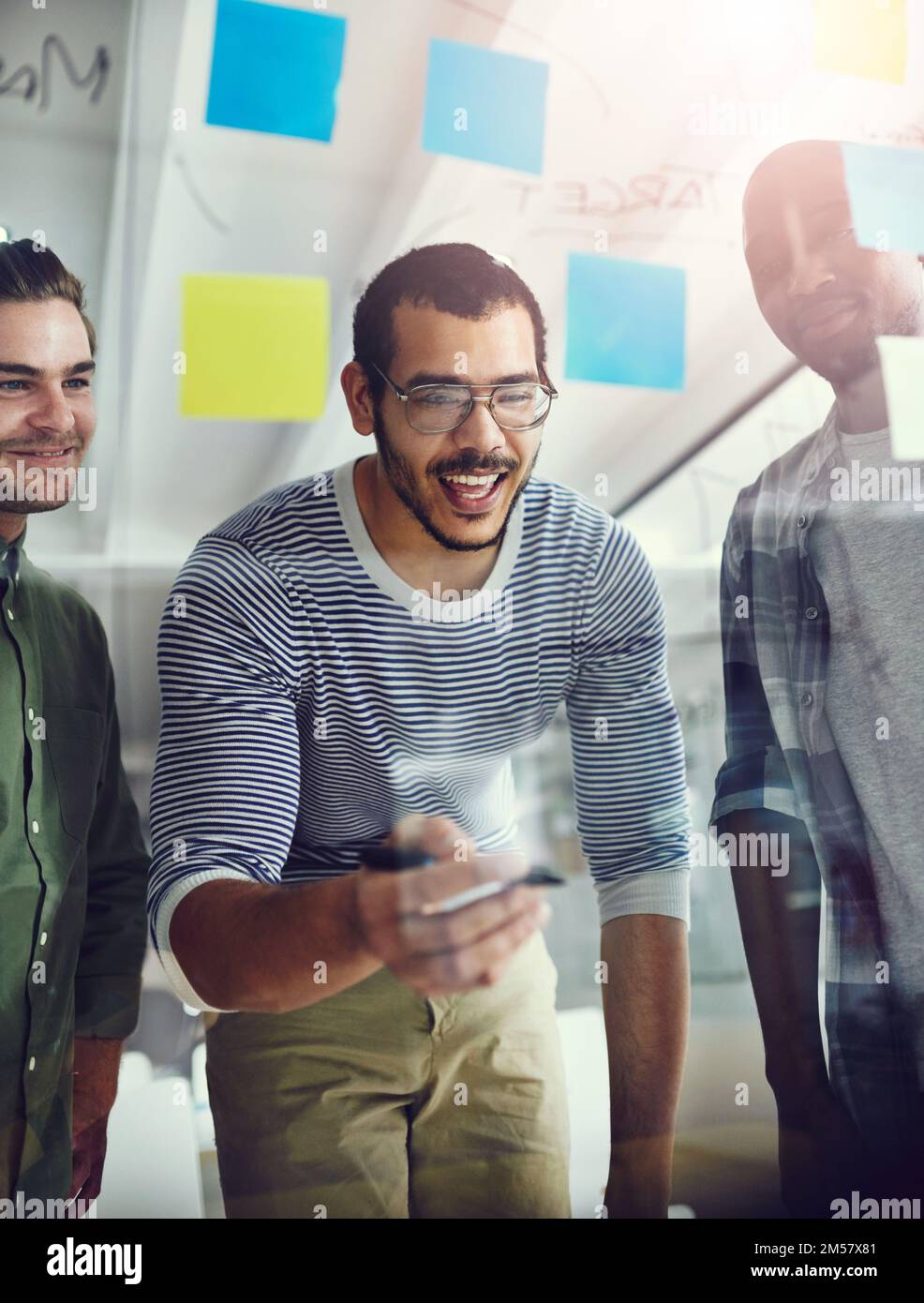 Making positive steps in the planning process. a group of young ...