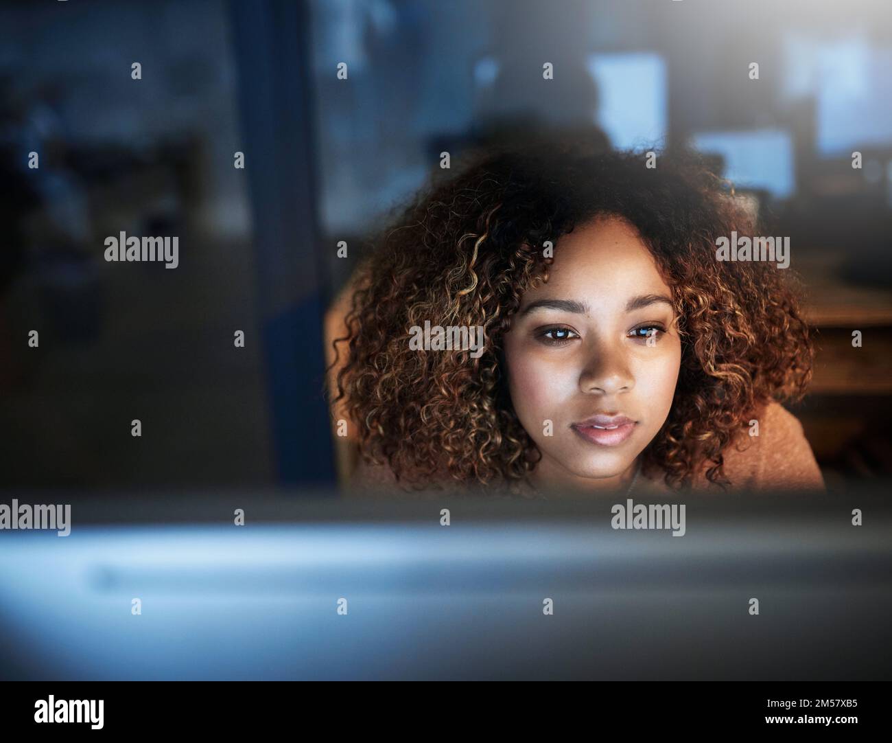 Young business woman empty office hi-res stock photography and images ...