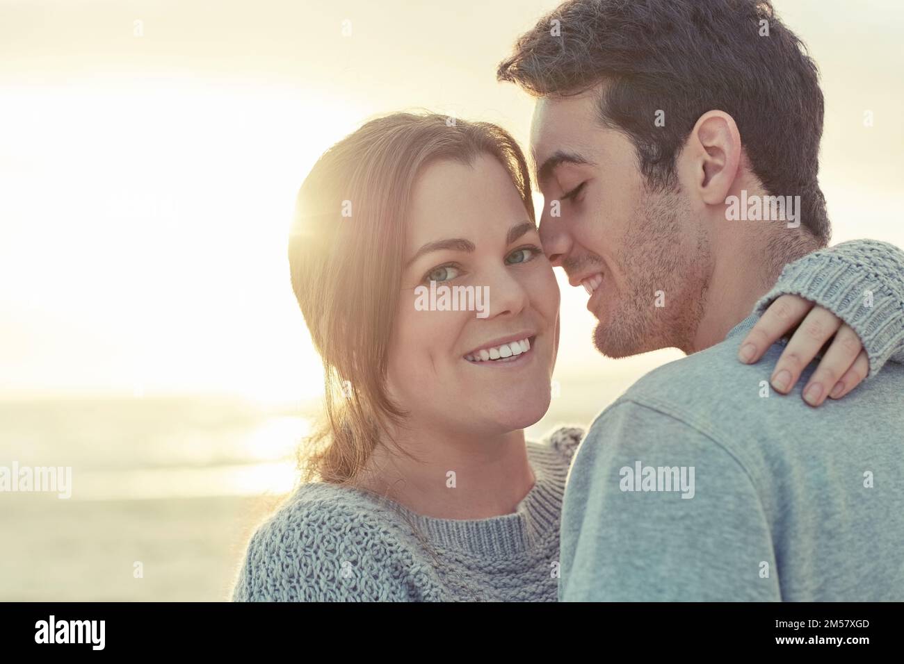 We complete each other perfectly. Portrait of a happy young couple ...