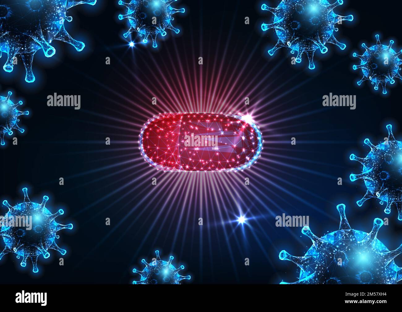 Anti viral medication Stock Vector Images - Alamy