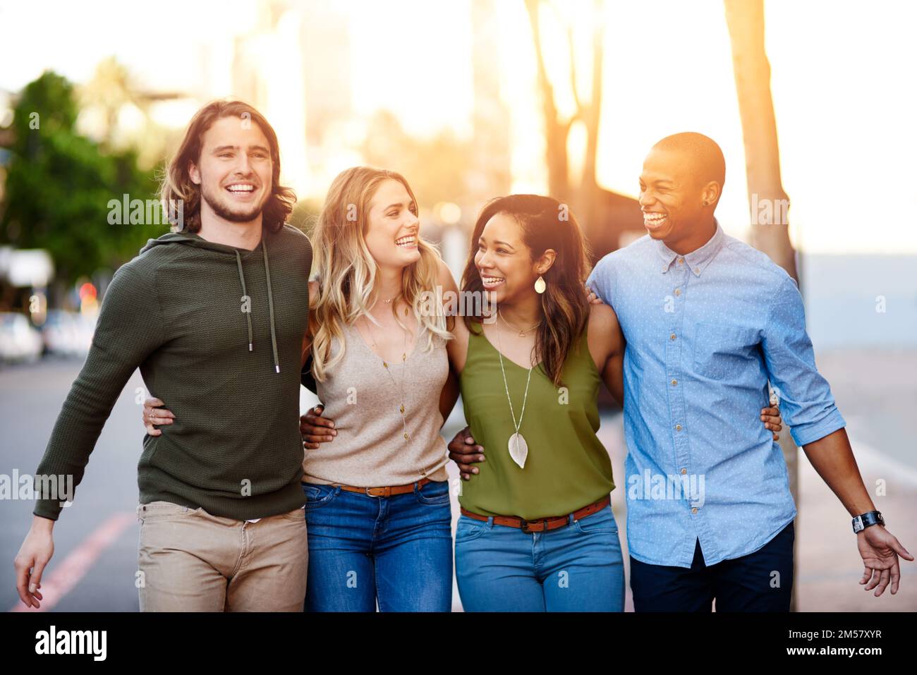 These are the moments well remember forever. two happy young couples ...