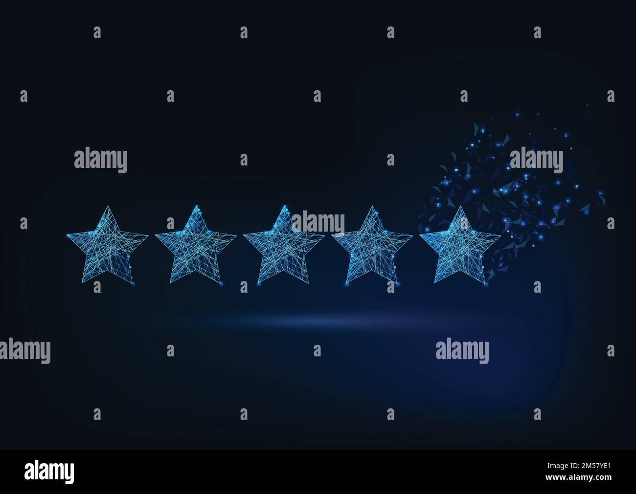 Five stars rating concept. Client satisfaction, luxury service ...