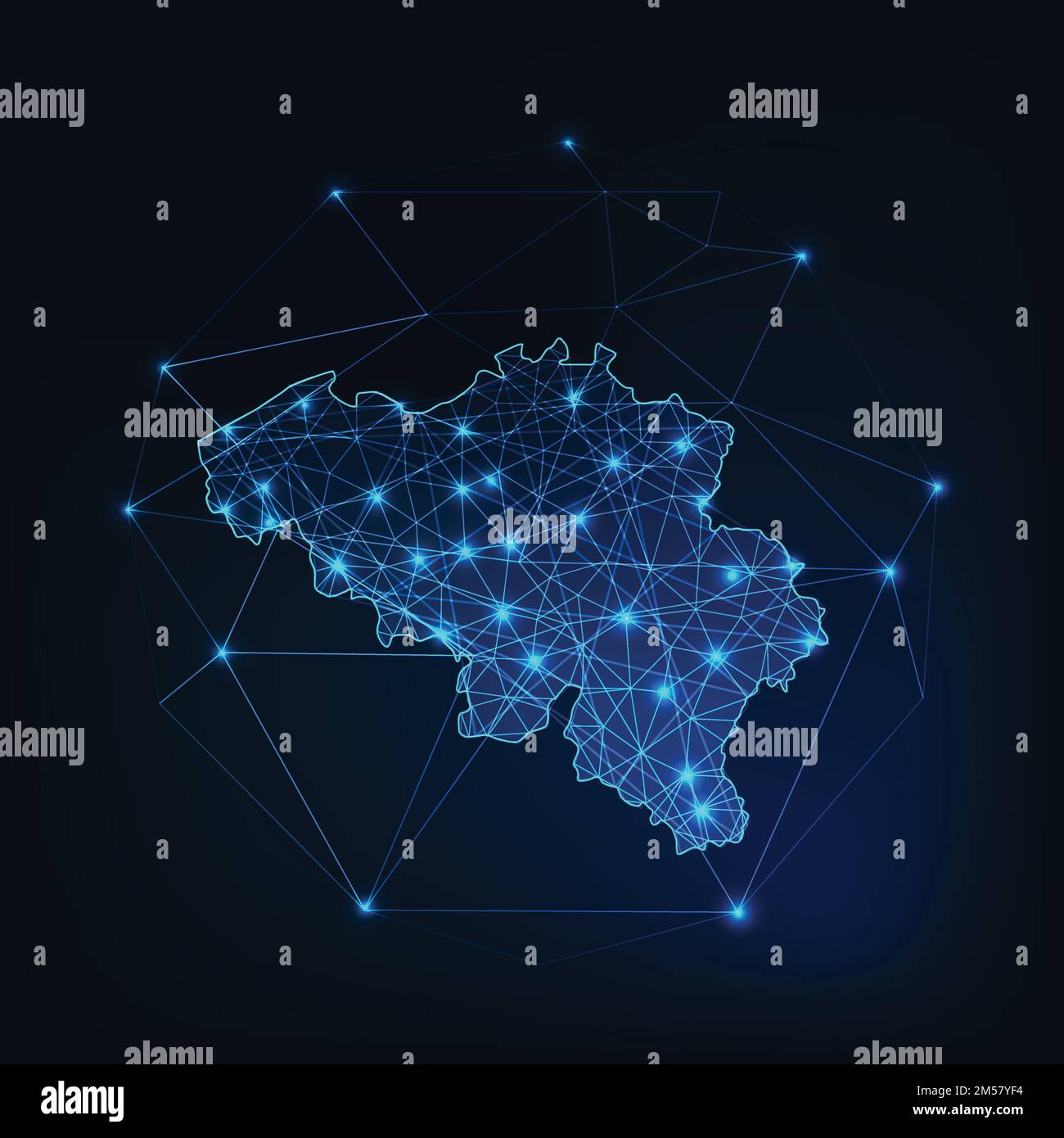 Belgium map satellite geography Stock Vector Images - Alamy