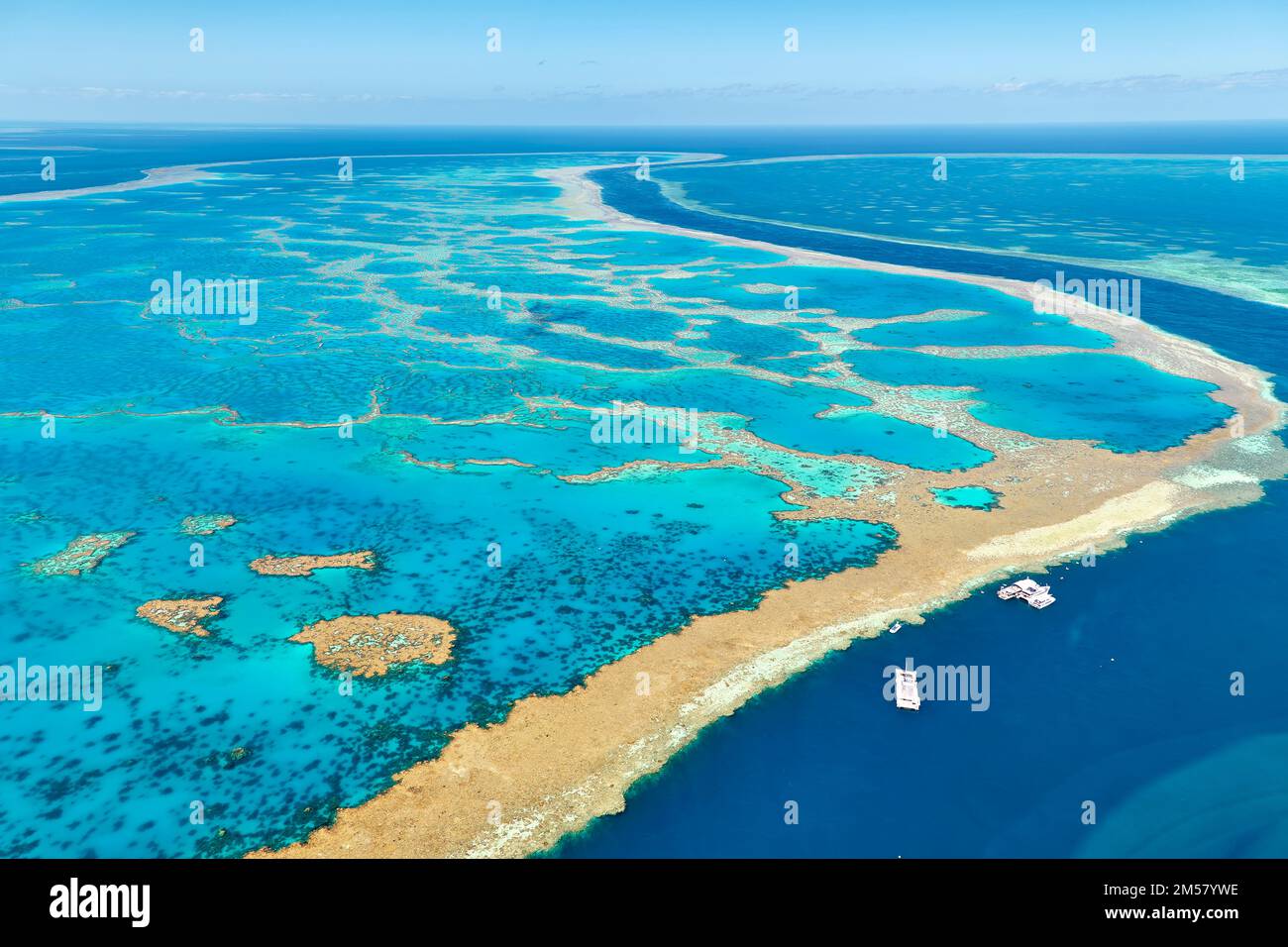 Whitsunday Islands. Great Barrier Reef. Queensland. Australia Stock ...