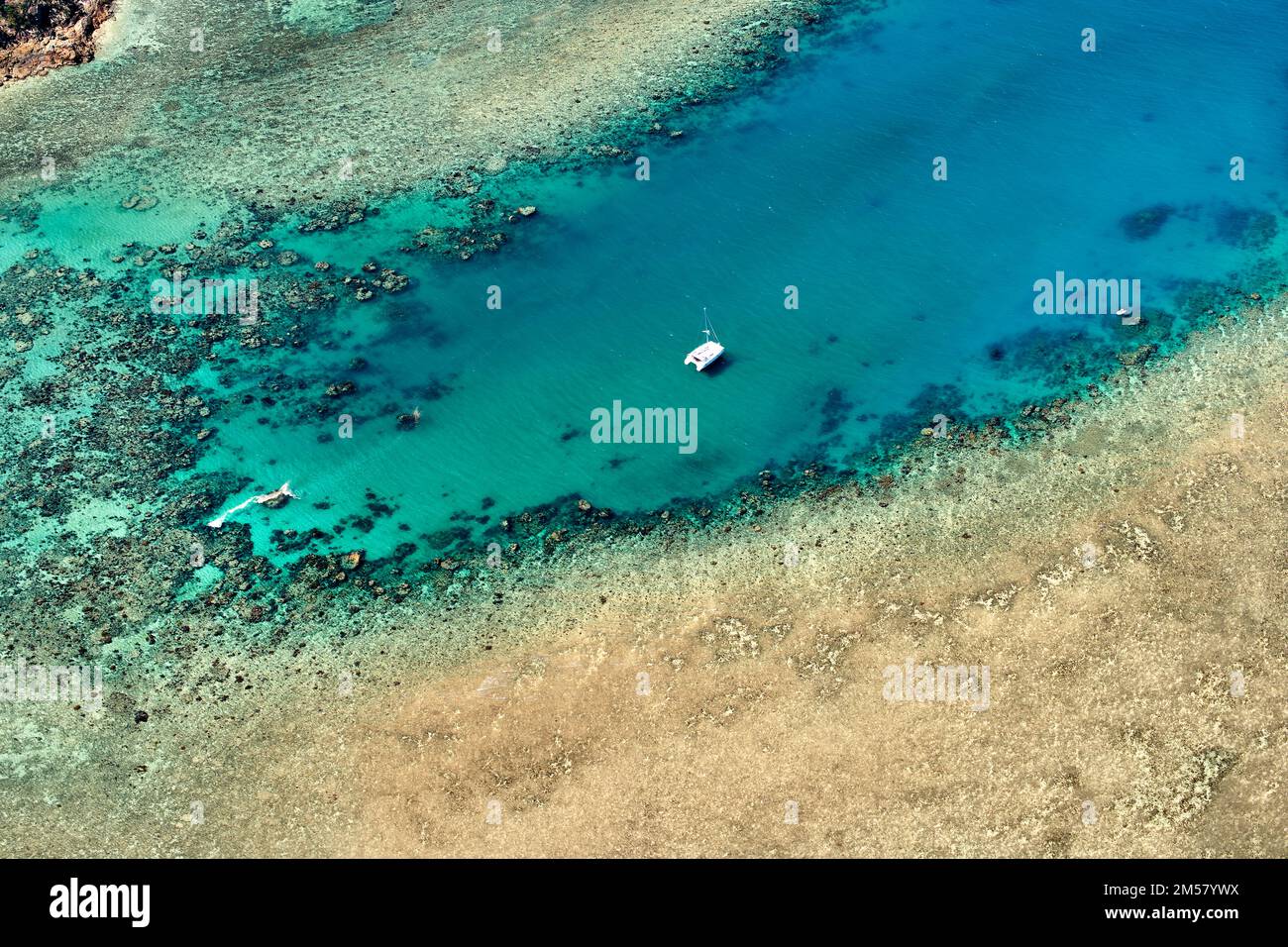 Aerial view natural phenomenon coral hi-res stock photography and ...