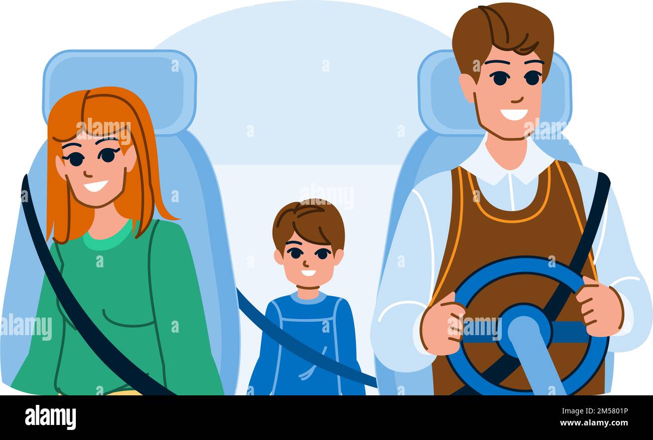 Mom driving Stock Vector Images - Alamy