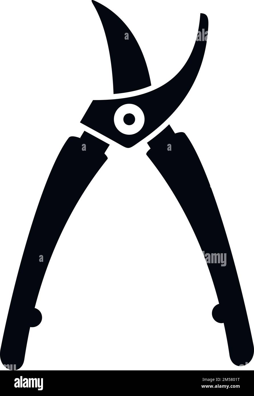Garden secateur icon simple vector. Shears pruning. Work blade Stock Vector Image & Art - Alamy