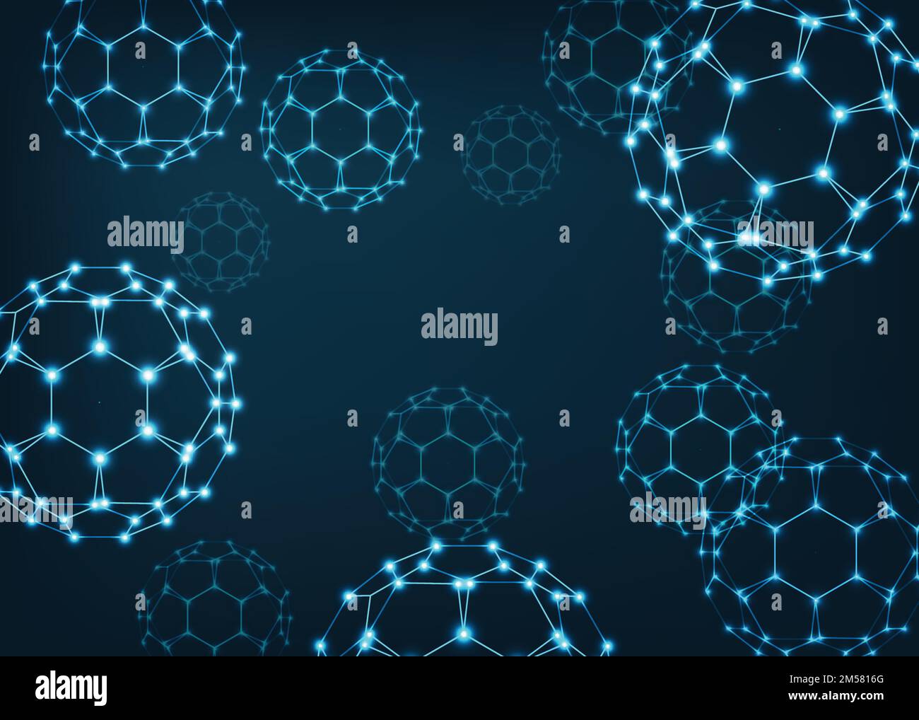 Fullerene background Stock Vector Images - Alamy