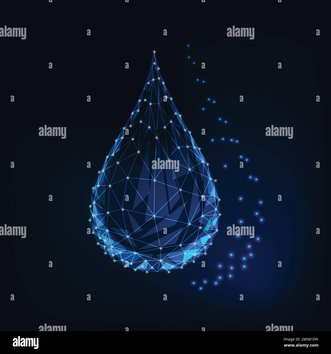 Blue sky oil Stock Vector Images - Alamy