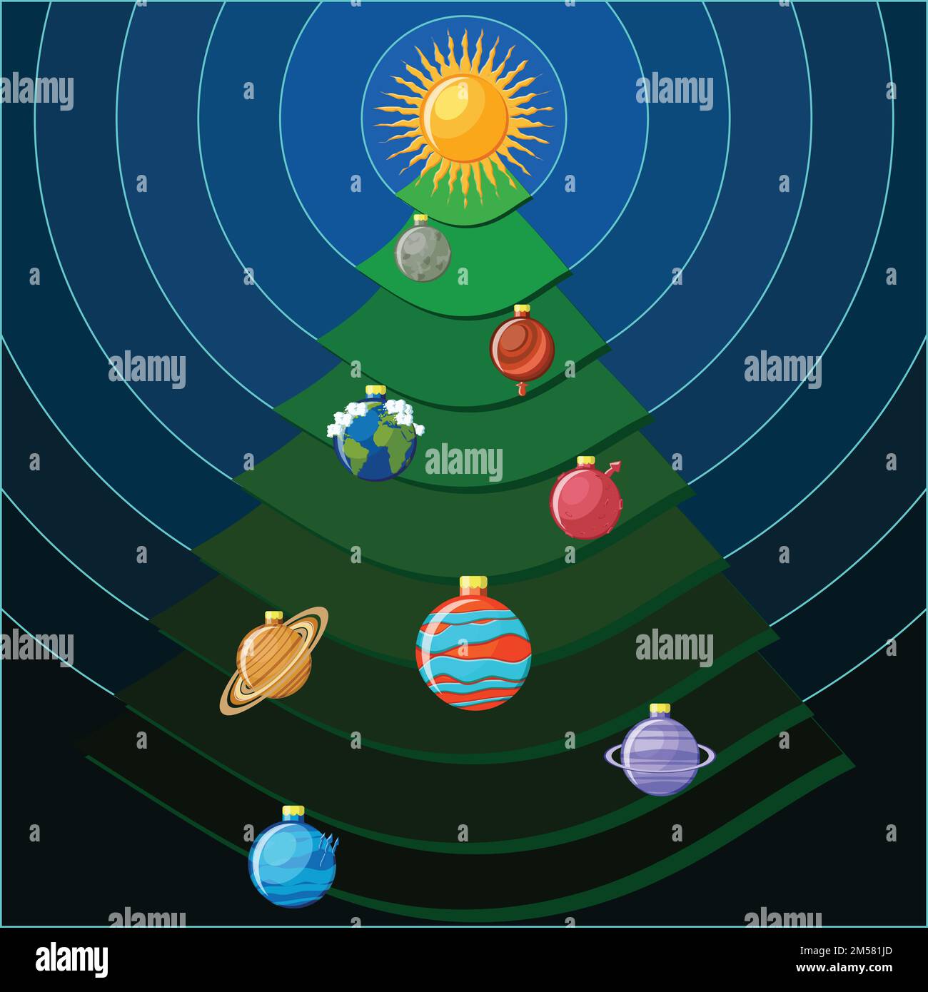 Tree universe Stock Vector Images - Alamy