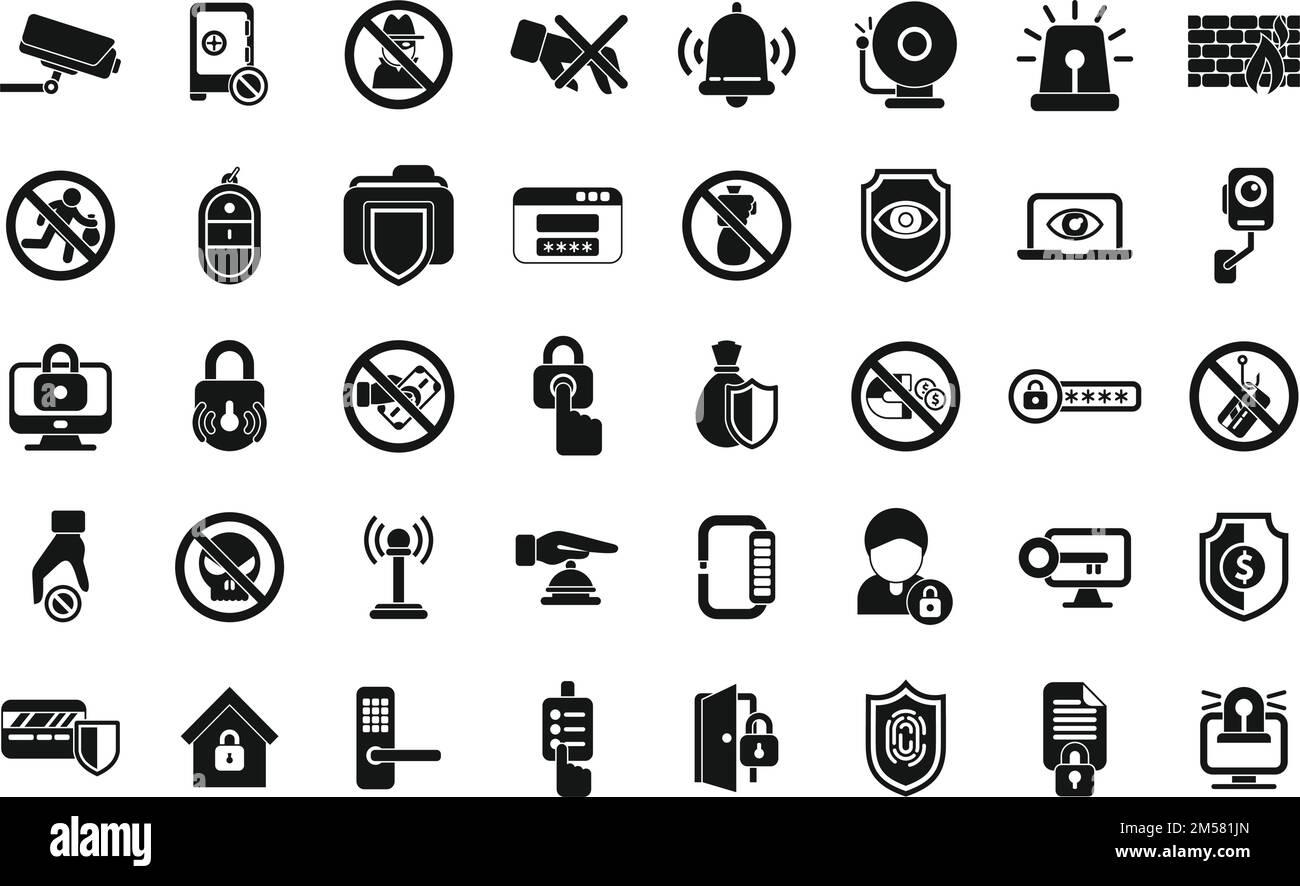 Stop cyber crime Stock Vector Images - Alamy