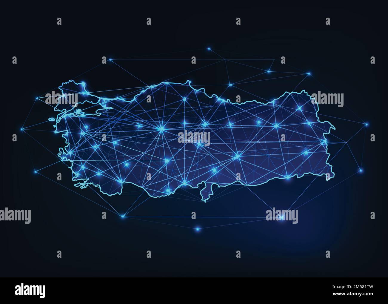 Turkey map outline hi-res stock photography and images - Alamy