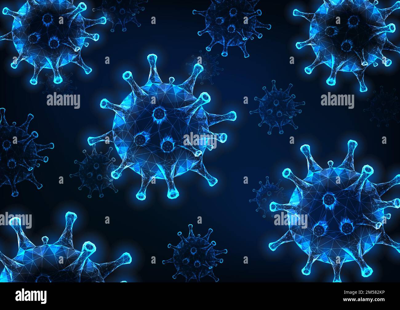 Virus cell background. Epidemic viral infection, hiv, flu virus ...