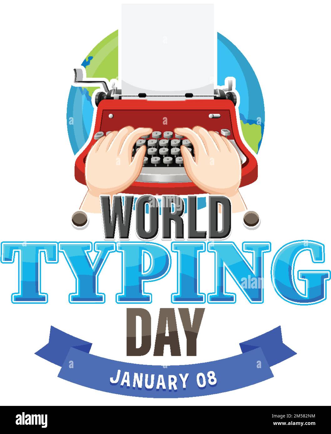 World typing day January icon illustration Stock Vector Image & Art - Alamy