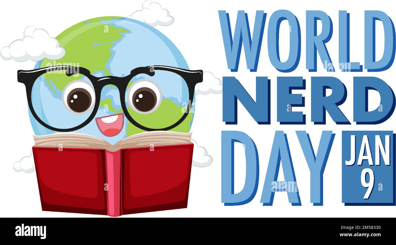 World Nerd Day banner design illustration Stock Vector Image & Art - Alamy