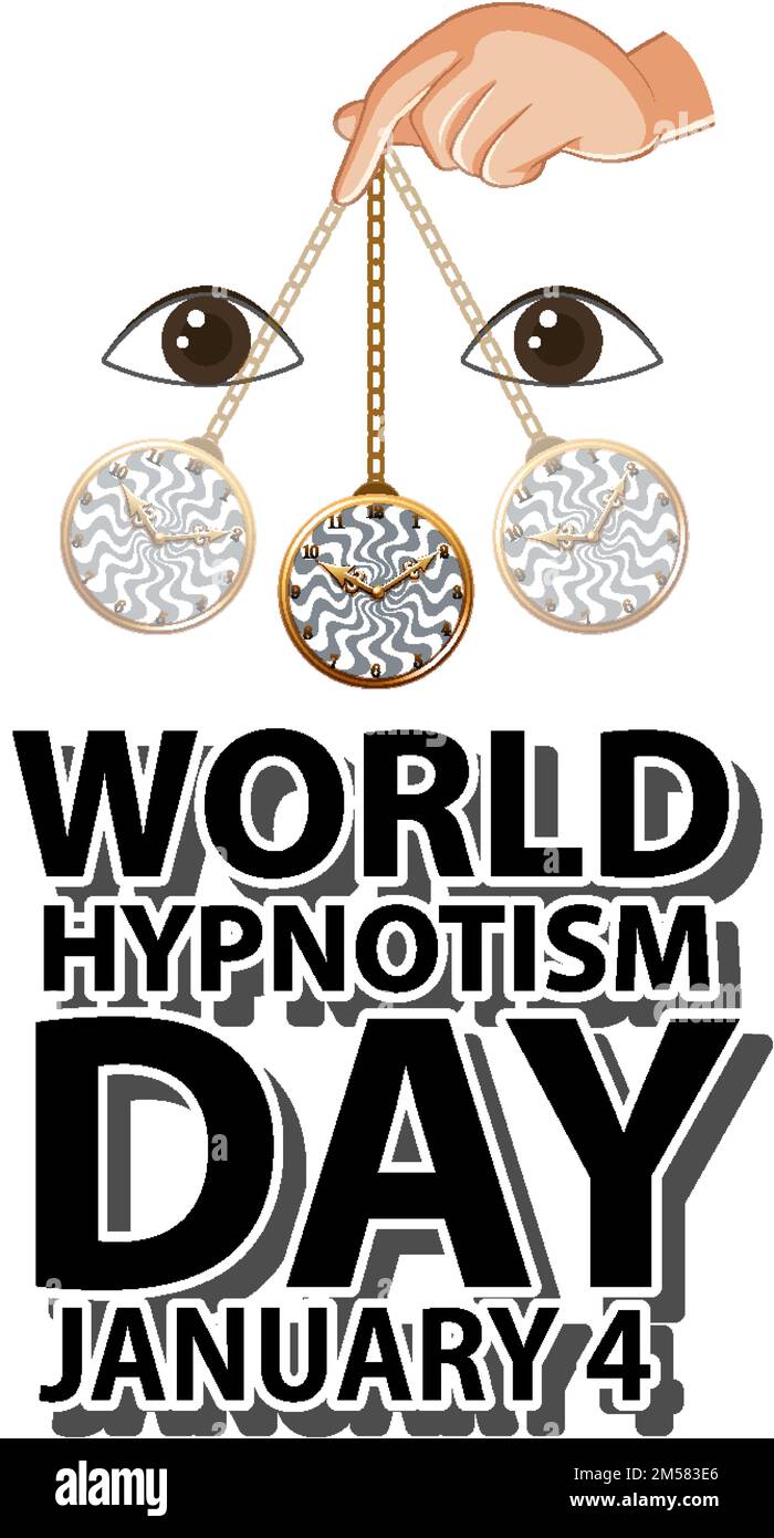 World Hypnotism Day Banner Design illustration Stock Vector Image & Art ...