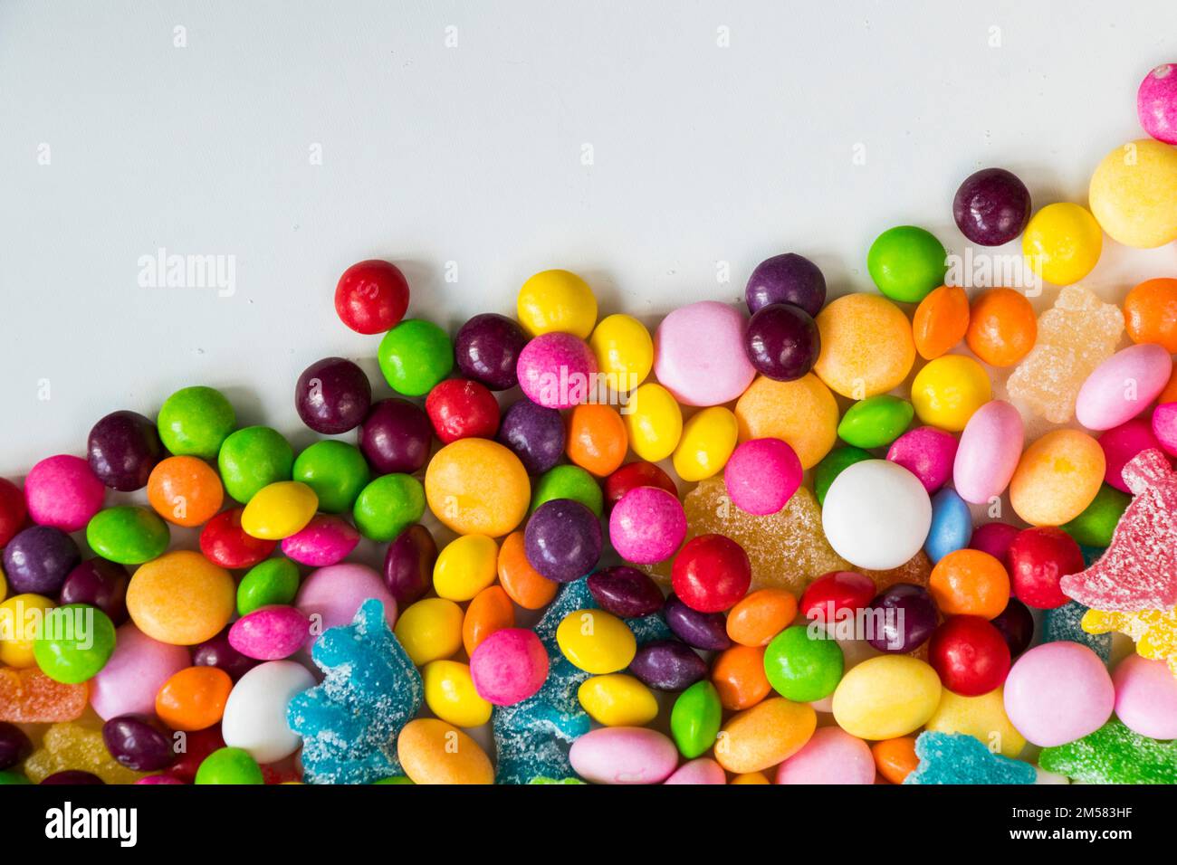 candy on the table, colorful sweet candy background Stock Photo - Alamy