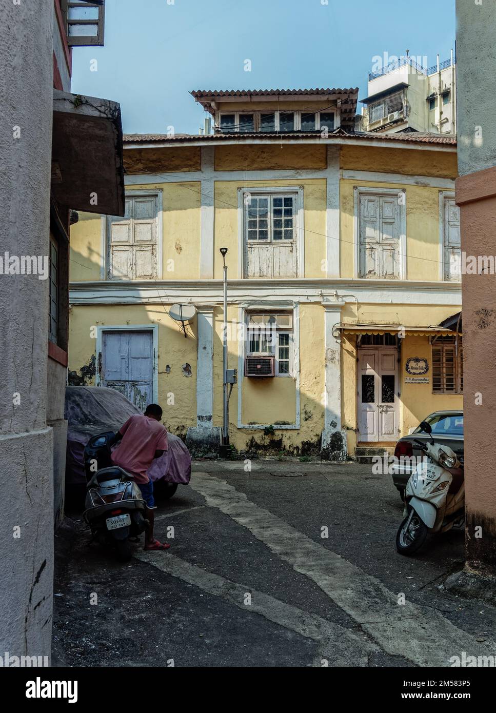 12 03 2022, East Indians Vintage Old House at Matharpacady village ...
