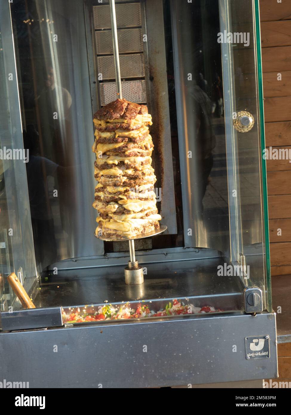 Kebab roll in the street Stock Photo - Alamy