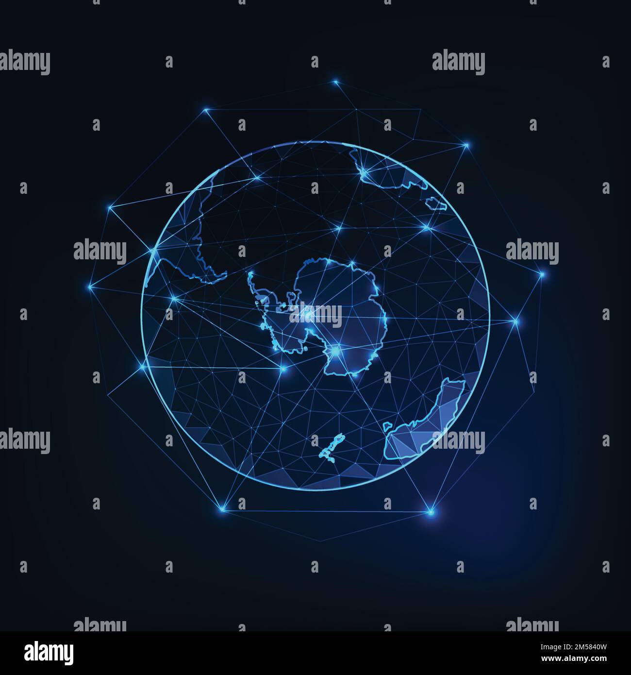 Ice from space Stock Vector Images - Alamy