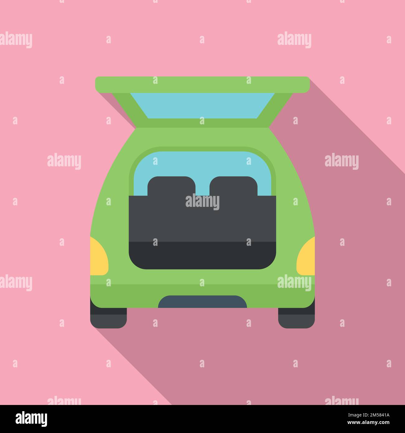 Suv trunk open Stock Vector Images - Alamy