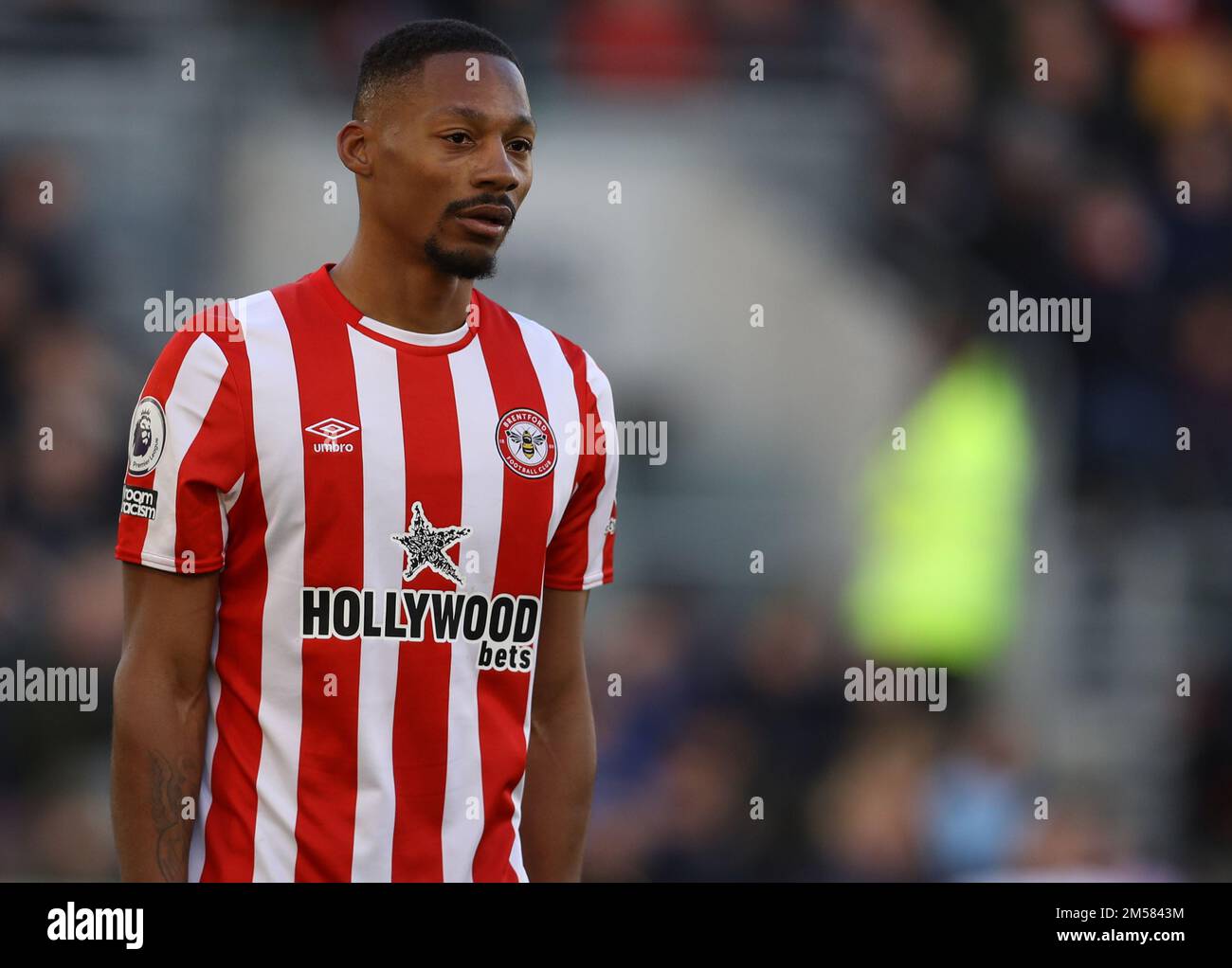 London, England, 26th December 2022. Ethan Pinnock of Brentford during ...