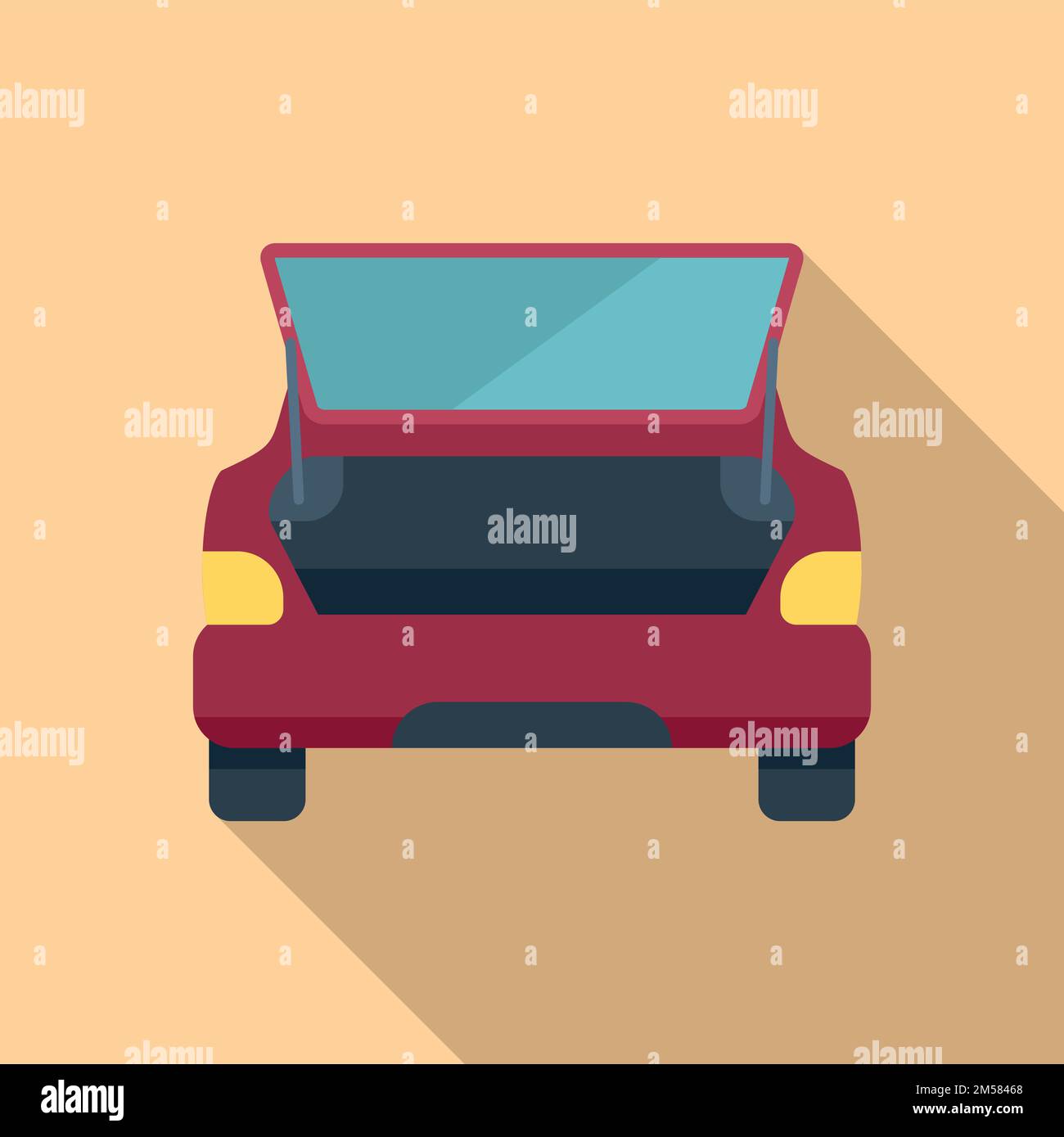 Car with open trunk clipart hi-res stock photography and images - Alamy