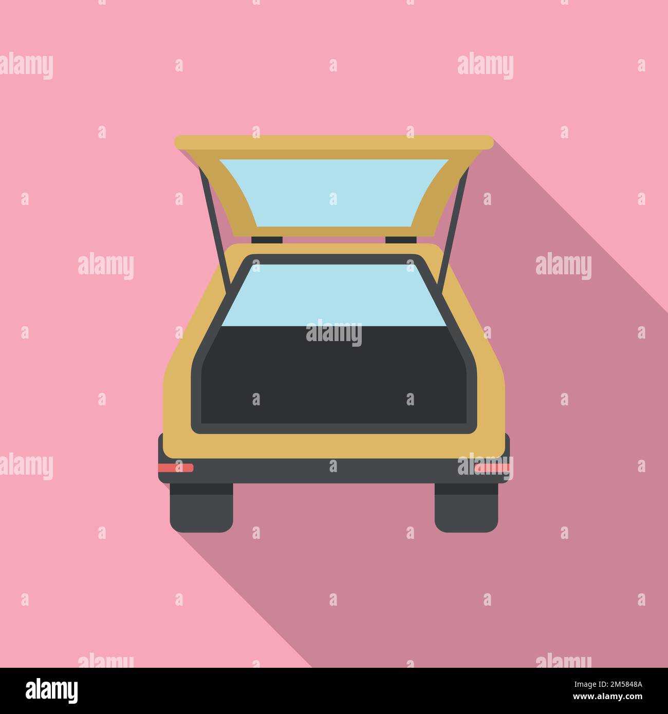 Car with open trunk clipart hi-res stock photography and images - Alamy