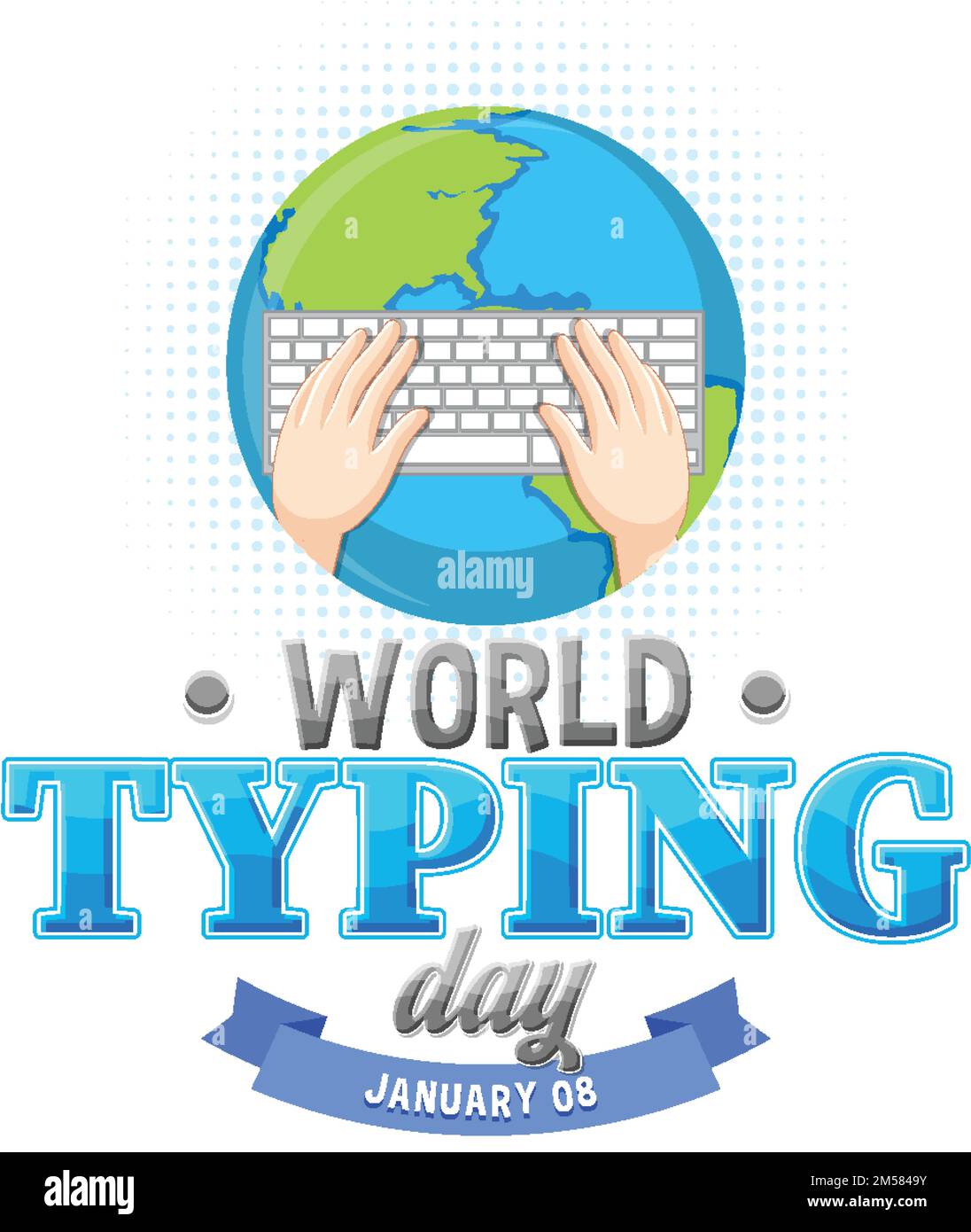 World typing day January icon illustration Stock Vector Image & Art - Alamy