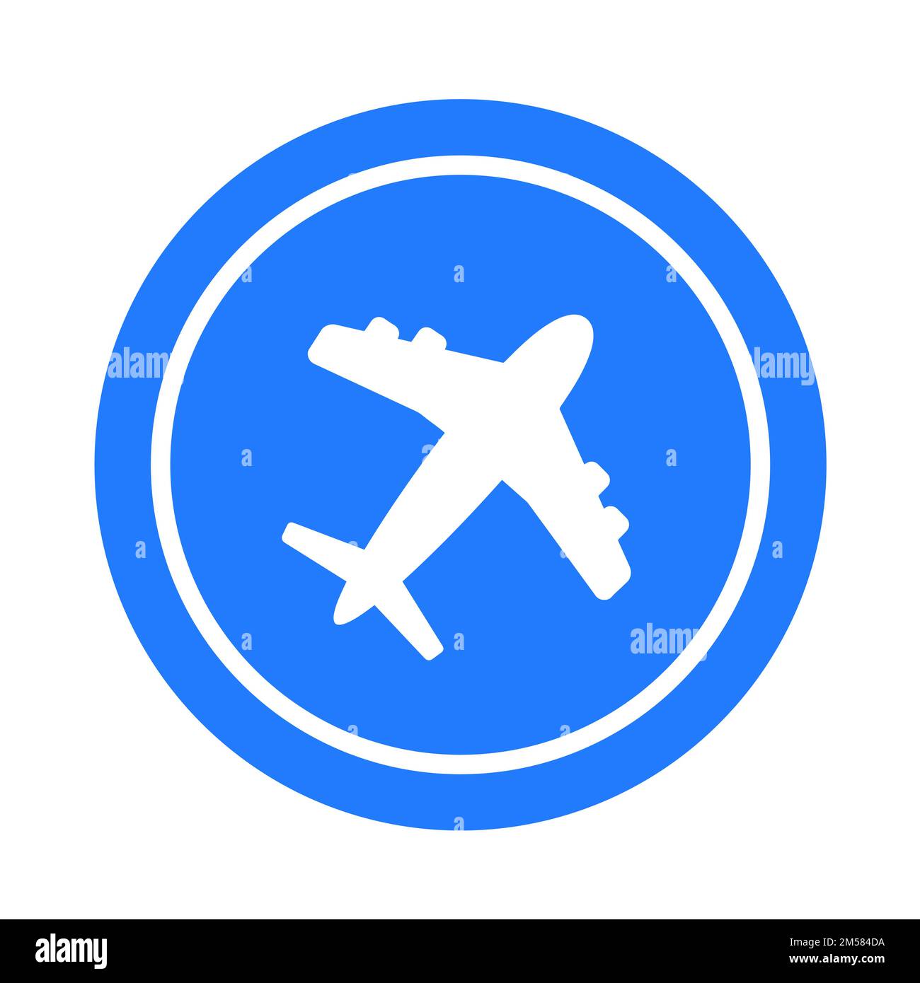 plane sign on white background Stock Vector Image & Art - Alamy